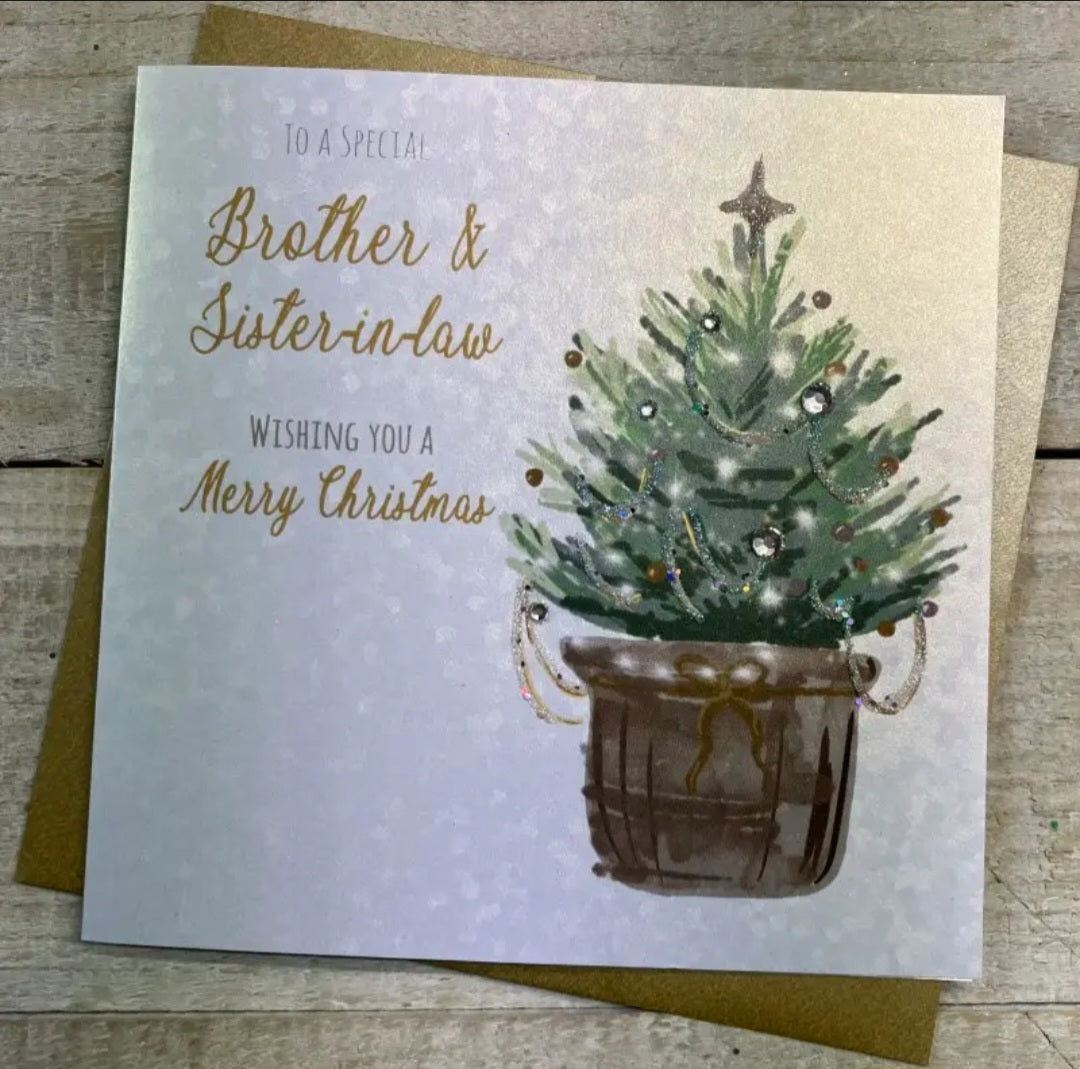Brother & Sister-in-Law Merry Christmas – Polkadot Tankerton
