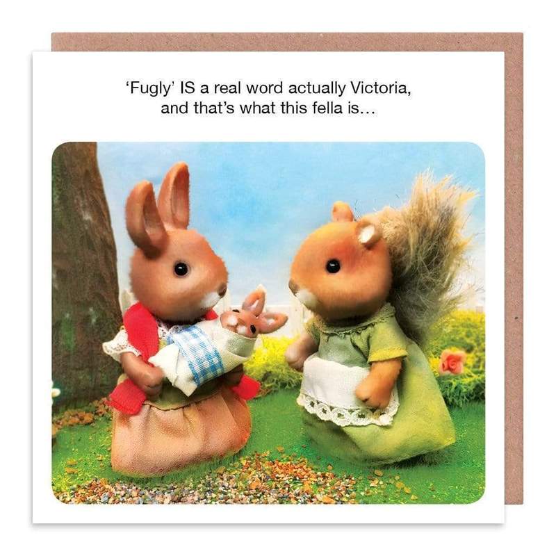 Fugly Greeting Card – Polkadot Tankerton